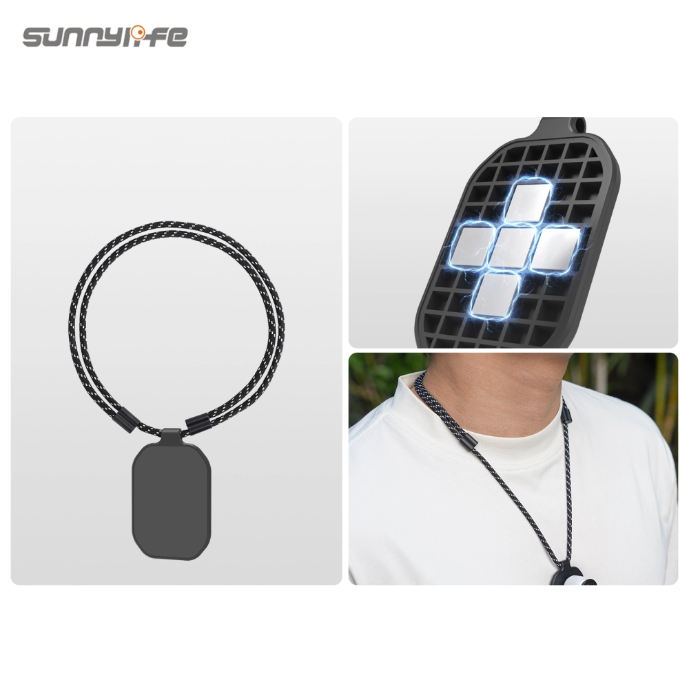 Sunnylife Magnetic Neck Mount Chest Body Camera Neck Lanyard POV Vlog ...