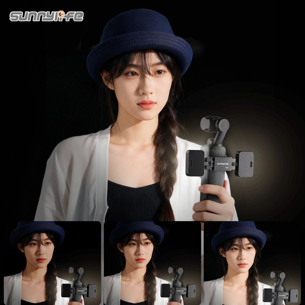 Sunnylife Adjustable LED Video Light Quick-Release Fill Light Tri-Color ...