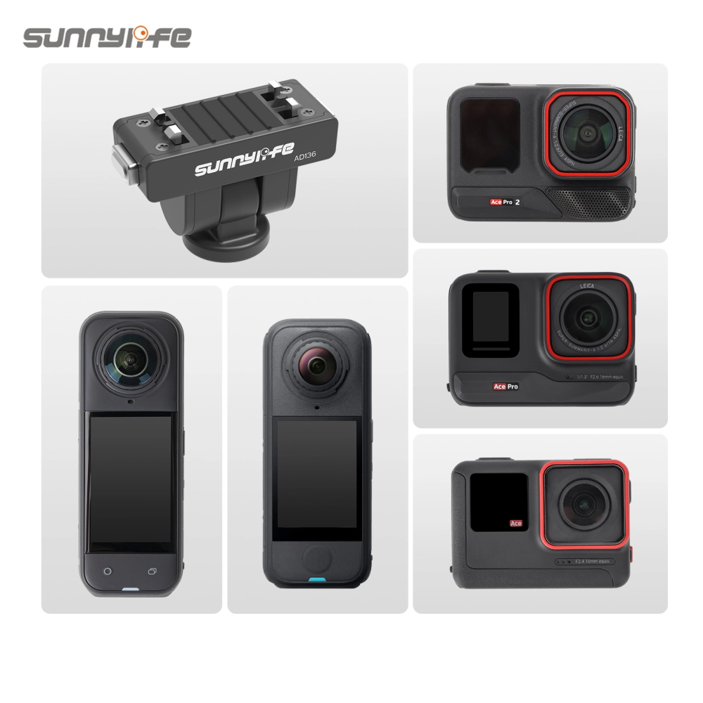 Sunnylife Magnetic Quick Release Adapter Mount 1/4” 180° Tilt ...