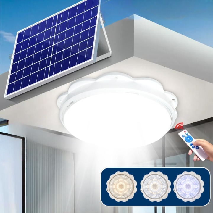 Waterproof 50W 100W 150W 200W 300W Intelligent Solar Indoor Ceiling Light