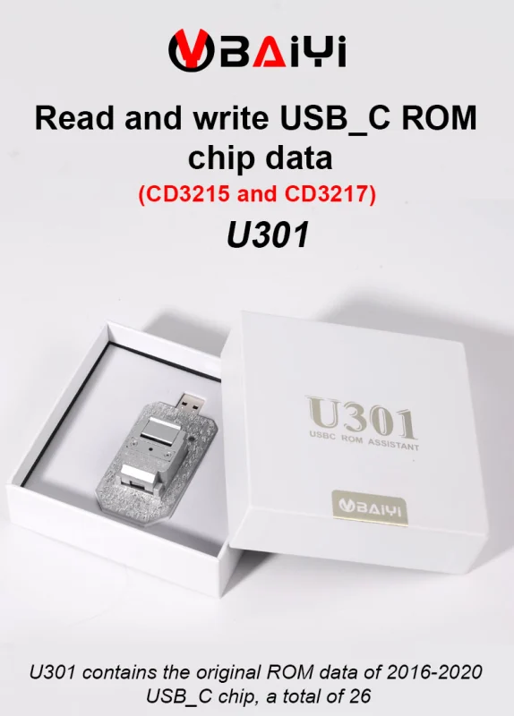 U301 USBC ROM Programmer with ROM DATA