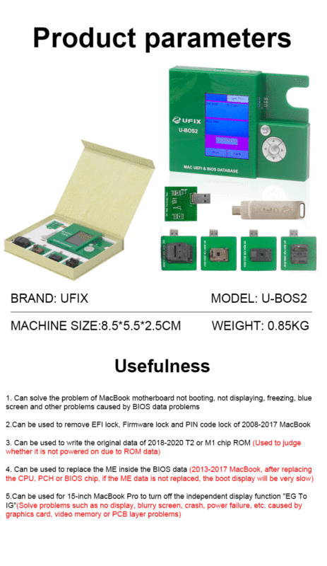 U-BOS2 Mac UEFI and BIOS DATABASE