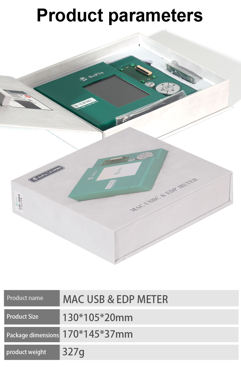 S-UEM2 Mac USB-C and EDP meter