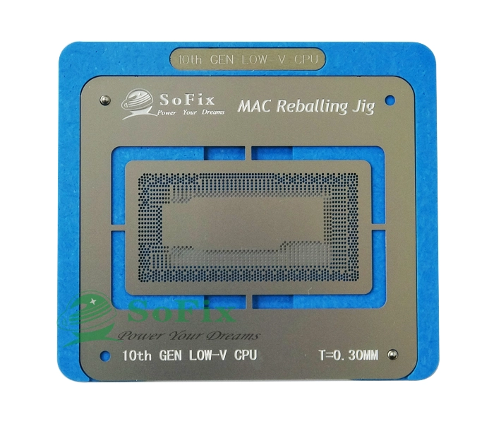 Inter CPU Reballing Jig with Stencil ,2013-2020 CPU BGA Reballing Kit