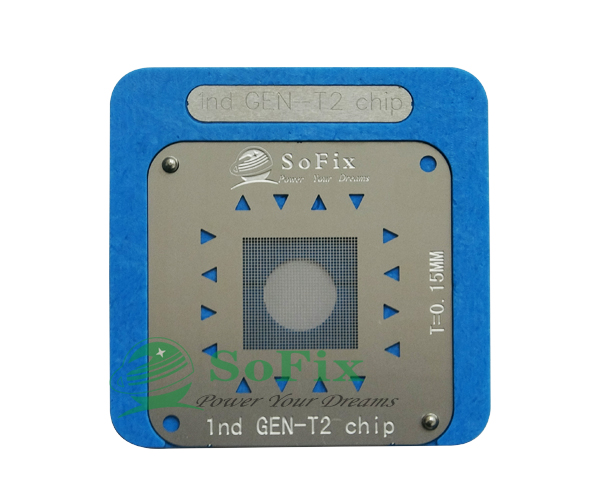 T2 chip reballing Jig with Stencil,SoC H9M BGA Reballing Kit