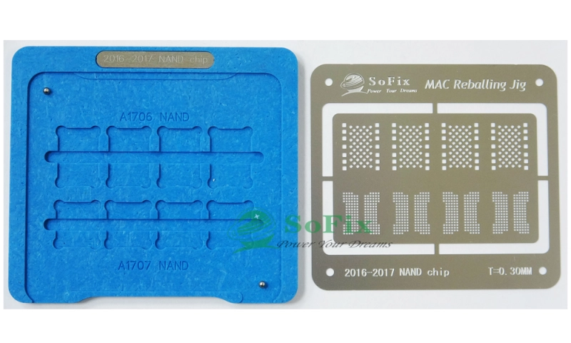 2016-2021 / M2 NAND Reballing Jig with Stencil ,BGA Reballing Kit