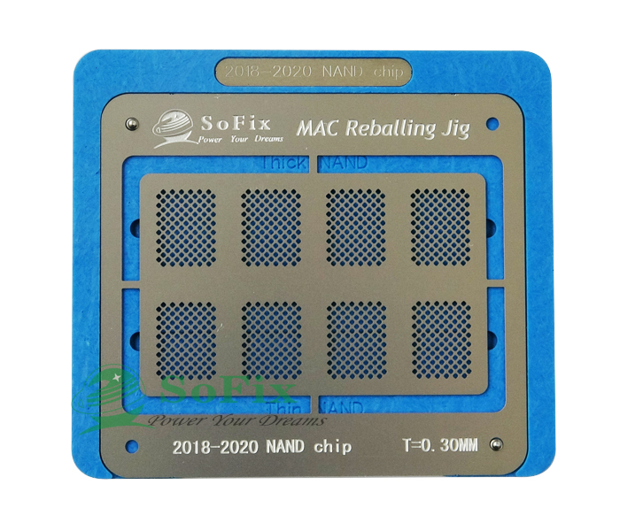 2016-2021 / M2 NAND Reballing Jig with Stencil ,BGA Reballing Kit