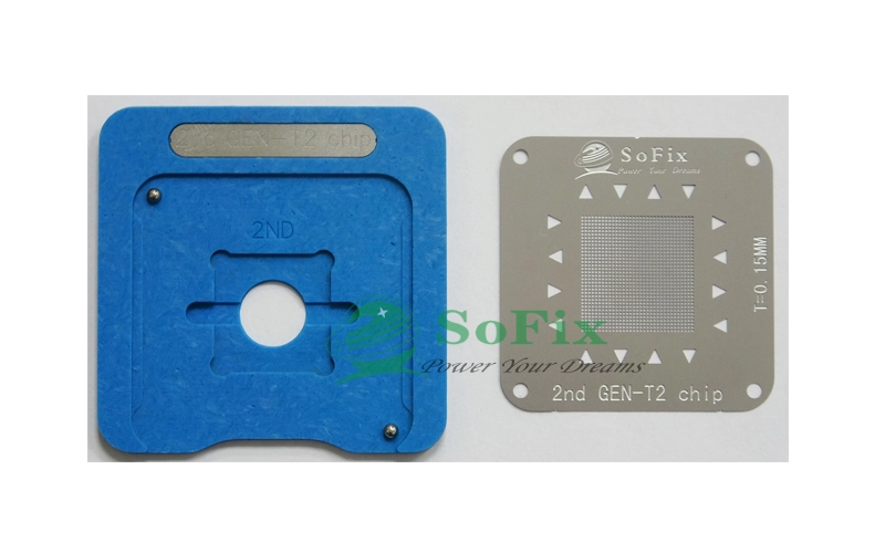 T2 chip reballing Jig with Stencil,SoC H9M BGA Reballing Kit