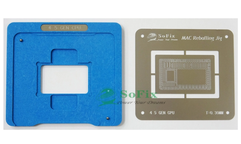 Inter CPU Reballing Jig with Stencil ,2013-2020 CPU BGA Reballing Kit