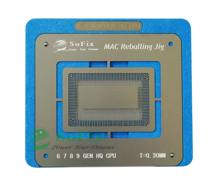 Inter CPU Reballing Jig with Stencil ,2013-2020 CPU BGA Reballing Kit