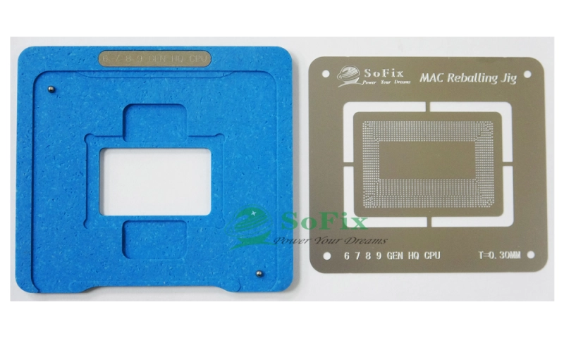 Inter CPU Reballing Jig with Stencil ,2013-2020 CPU BGA Reballing Kit