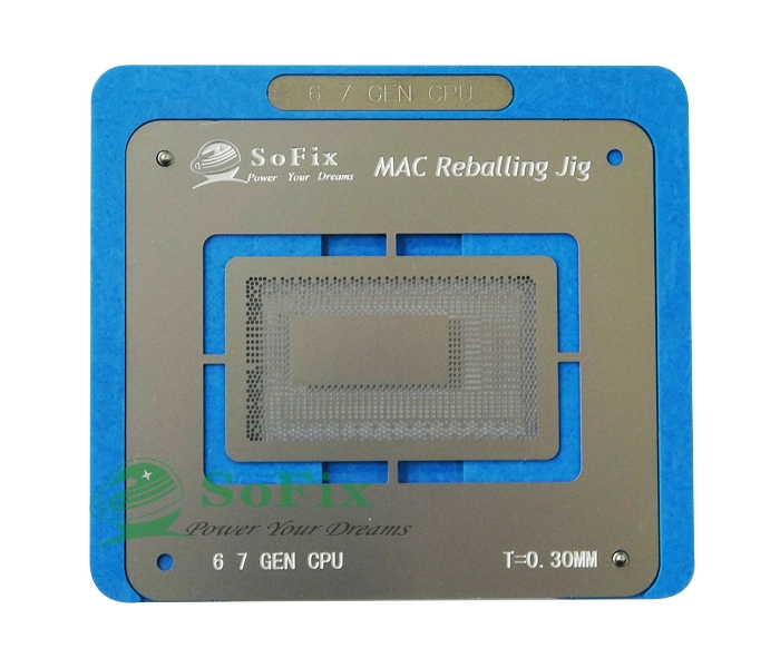 Inter CPU Reballing Jig with Stencil ,2013-2020 CPU BGA Reballing Kit