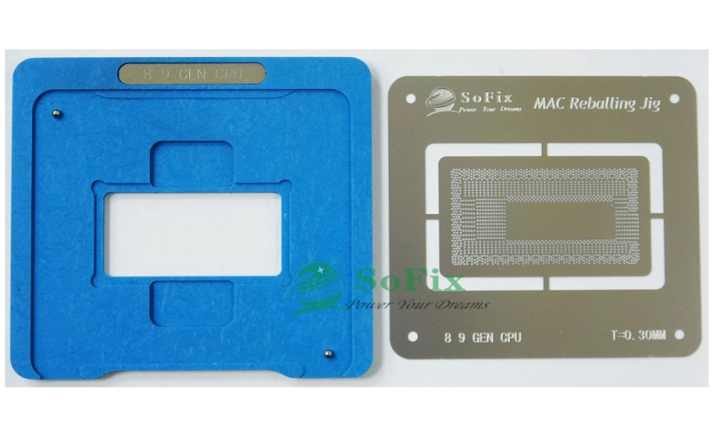 Inter CPU Reballing Jig with Stencil ,2013-2020 CPU BGA Reballing Kit