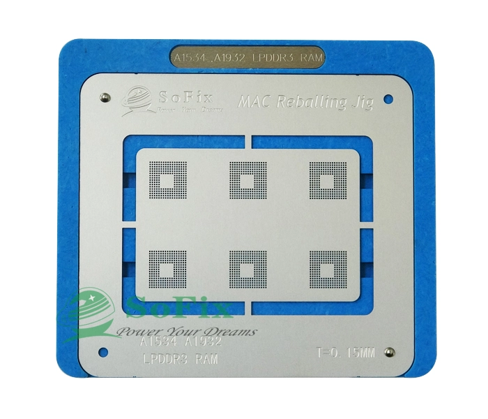 2010-2020 RAM Reballing Jig with Stencil ,Memory BGA Reballing Kit