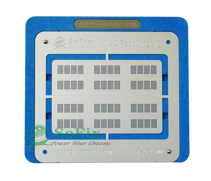 2010-2020 RAM Reballing Jig with Stencil ,Memory BGA Reballing Kit