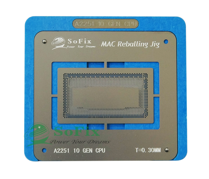 Inter CPU Reballing Jig with Stencil ,2013-2020 CPU BGA Reballing Kit