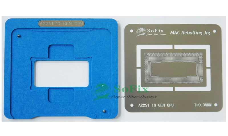 Inter CPU Reballing Jig with Stencil ,2013-2020 CPU BGA Reballing Kit