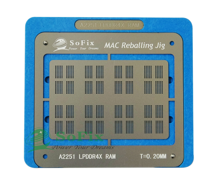 2010 2020 Ram Reballing Jig With Stencil Memory Bga Reballing Kit 