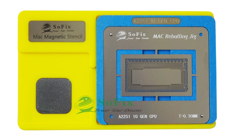 Inter CPU Reballing Jig with Stencil ,2013-2020 CPU BGA Reballing Kit