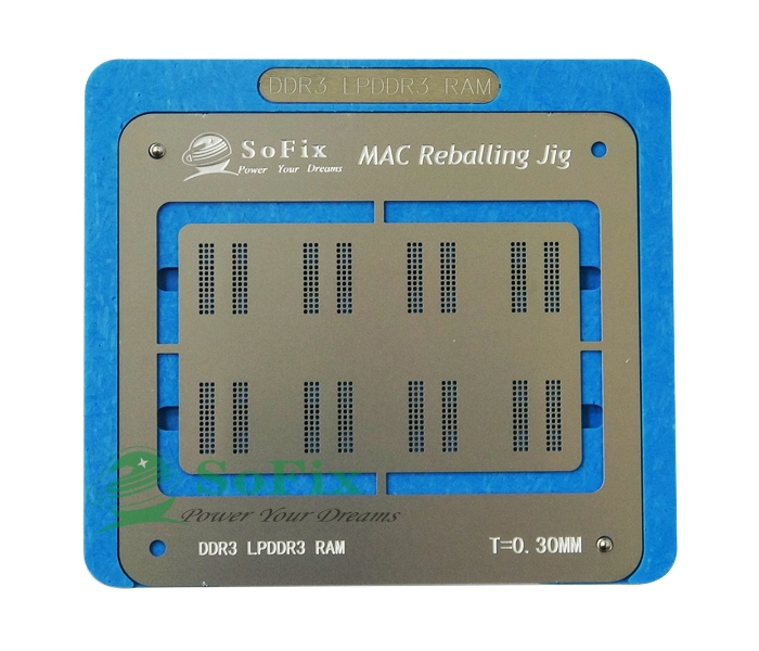 2010-2020 RAM Reballing Jig with Stencil ,Memory BGA Reballing Kit
