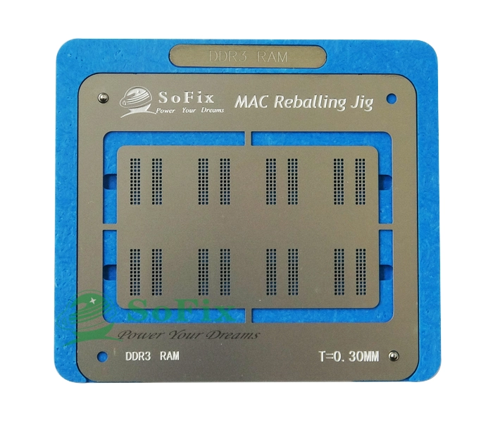 2010-2020 RAM Reballing Jig with Stencil ,Memory BGA Reballing Kit