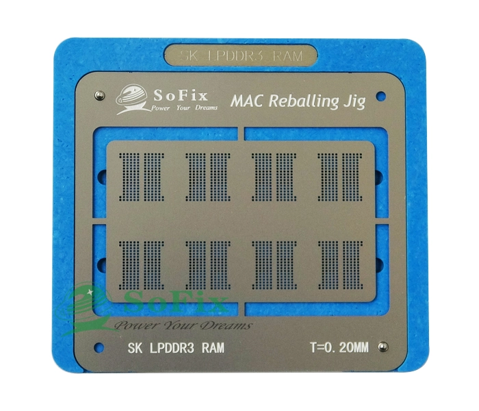 2010-2020 RAM Reballing Jig with Stencil ,Memory BGA Reballing Kit