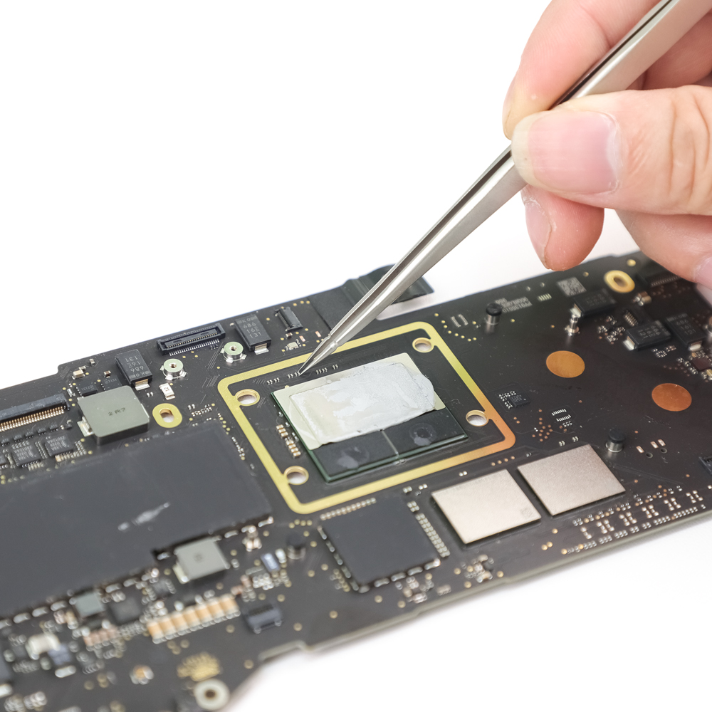 MacBook logic board special tweezers and Jump wire
