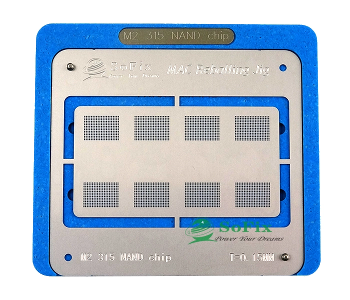 2016-2021 / M2 NAND Reballing Jig with Stencil ,BGA Reballing Kit