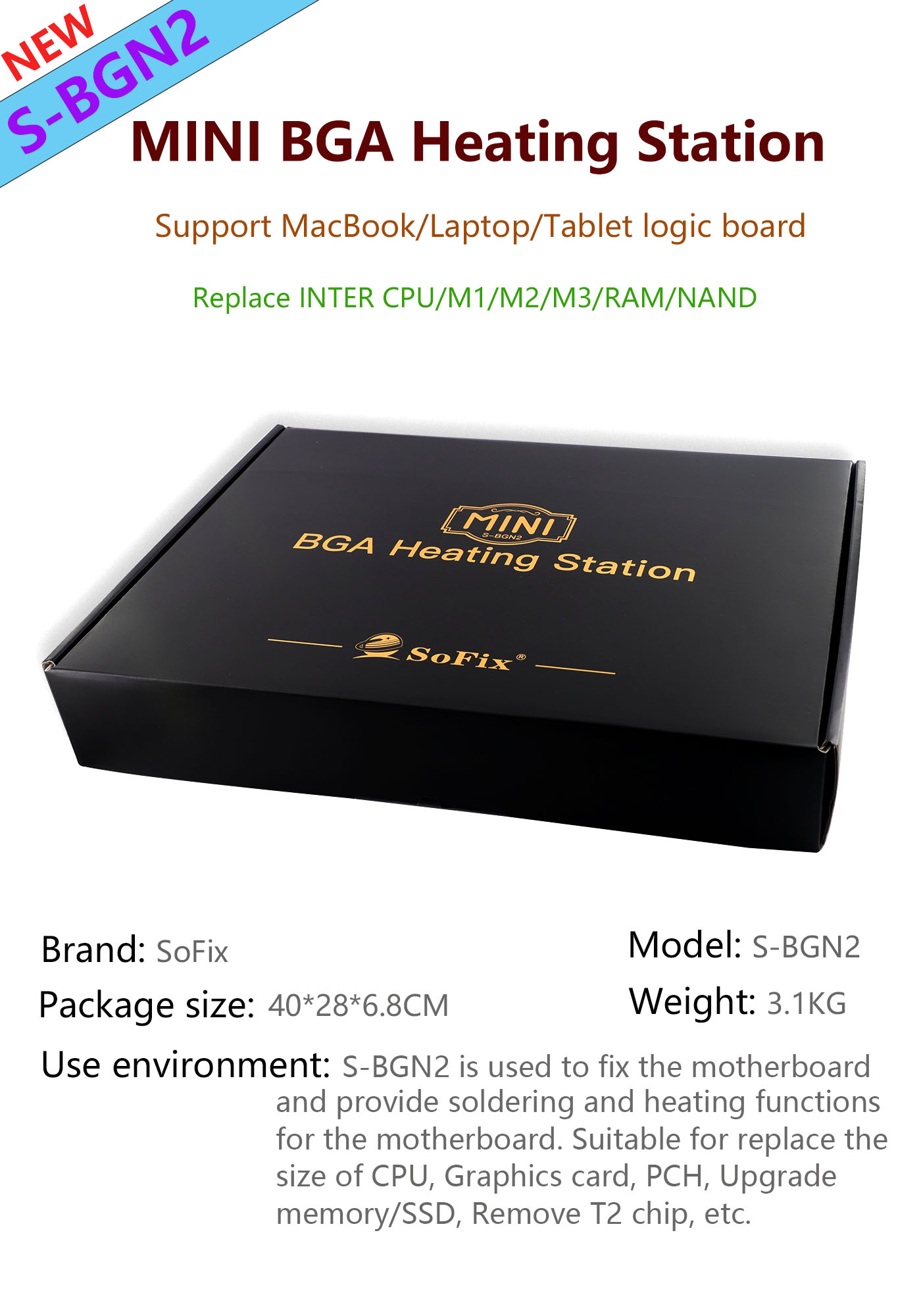 MINI BGA Heating Station S-BGN2