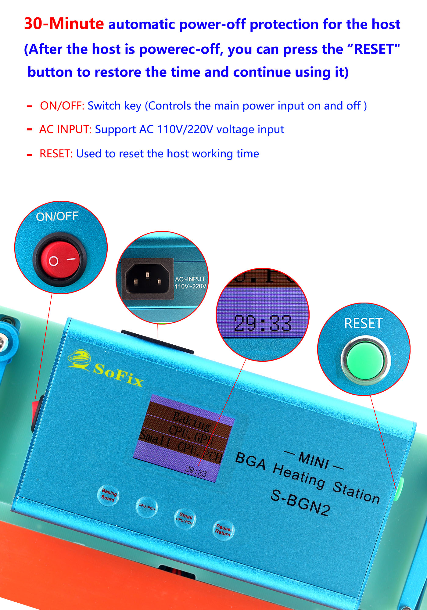 MINI BGA Heating Station S-BGN2