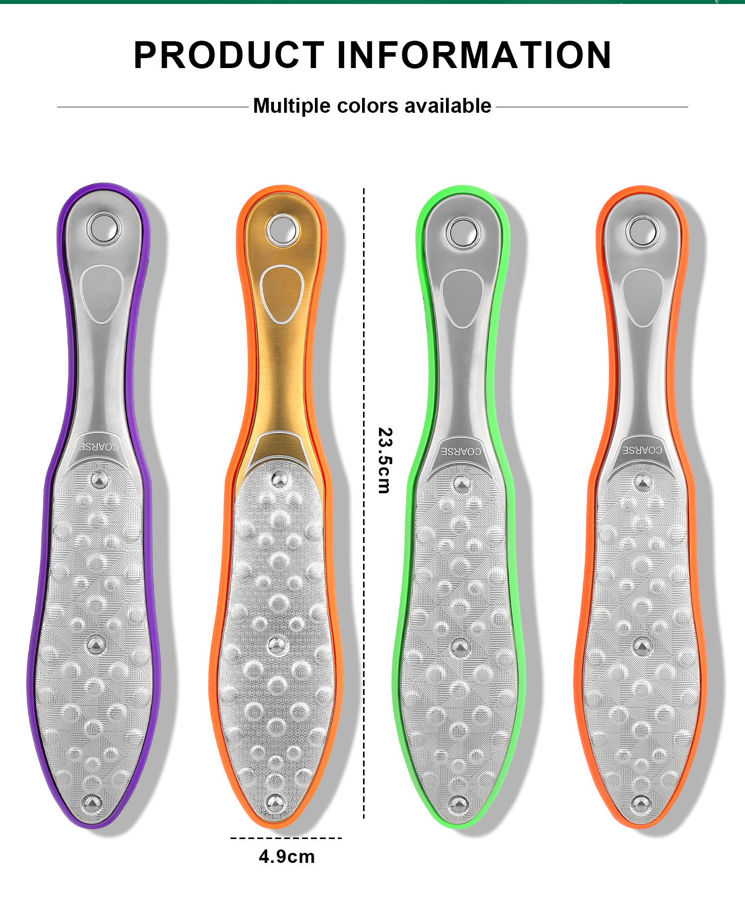 Stainless Steel Dead Skin Scrubber Exfoliating Foot File