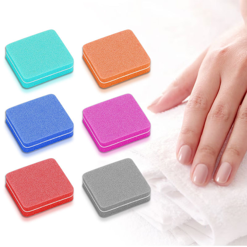 Mini Nail Buffer Sponge Square Nail File Block