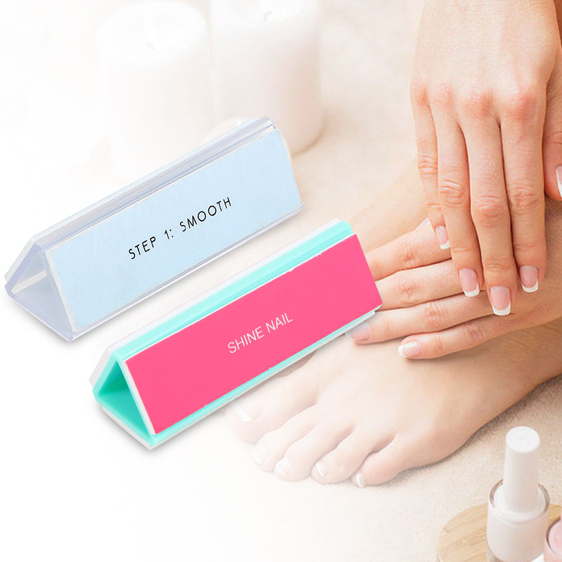 3 Sided Triangle Shaped Nail Buffer for Natural Nails Smooth and Polish ...