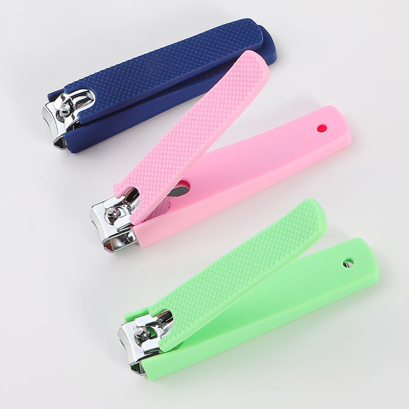 Custom Nail Clipper Manicure Cutter With Plastic Cover Collector