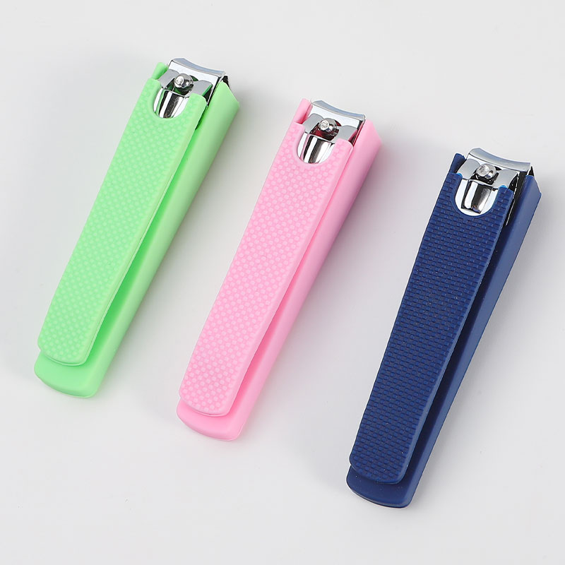 Custom Nail Clipper Manicure Cutter With Plastic Cover Collector