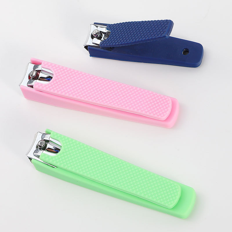 Custom Nail Clipper Manicure Cutter With Plastic Cover Collector
