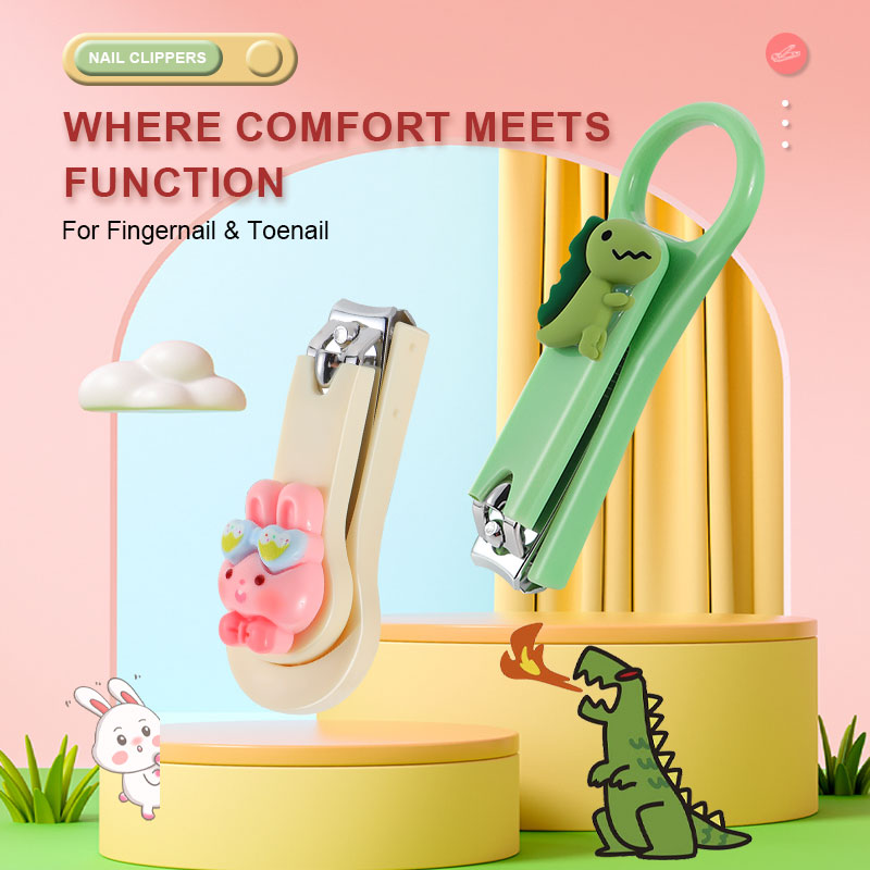 Cartoon Nail Clippers Cute Baby Safety Nail Cutter Child Manicure Tools