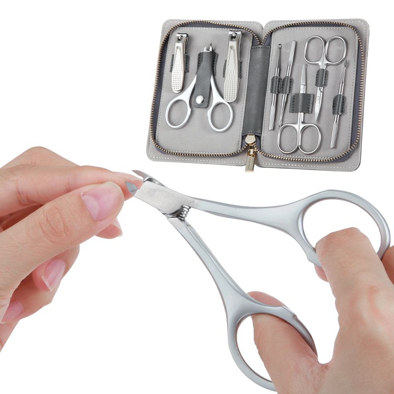 Manicure Set 8 In 1 Full Function Kit Professional Stainless Steel ...