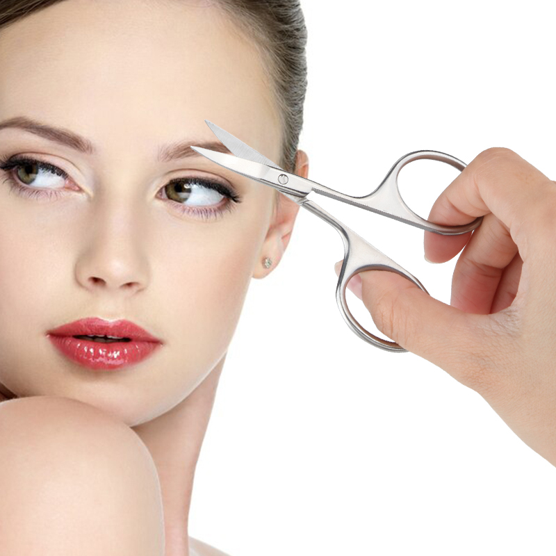 Curved And Rounded Safety Tip Clippers For Nose Hair Cutting