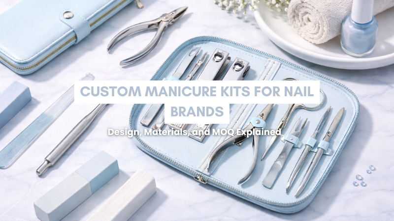 Custom Manicure Kits for Nail Brands: Design, Materials, and MOQ Explained