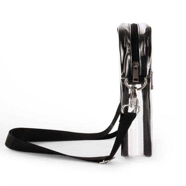 PVC clear crossbody bag,