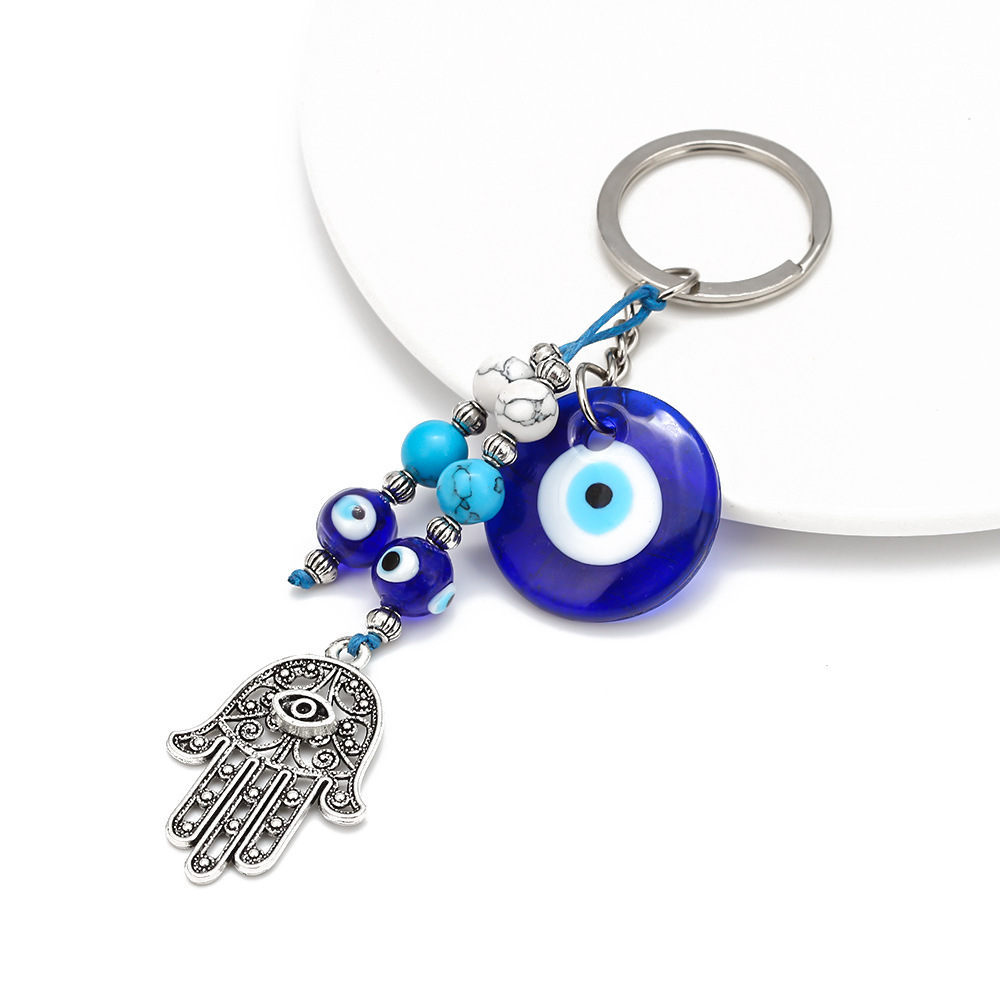 Blue color evil eye blue eyes keychain,KEYCHAIN&BROOCHES