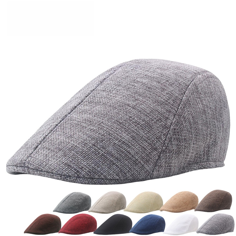 Imitation hemp material Beret for men,Other Accessory for men