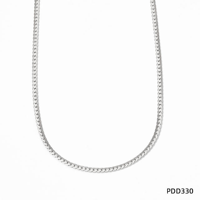 Vintage basic virola link chain stainless steel necklace,Stainless ...