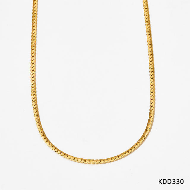 Vintage basic virola link chain stainless steel necklace,Stainless ...