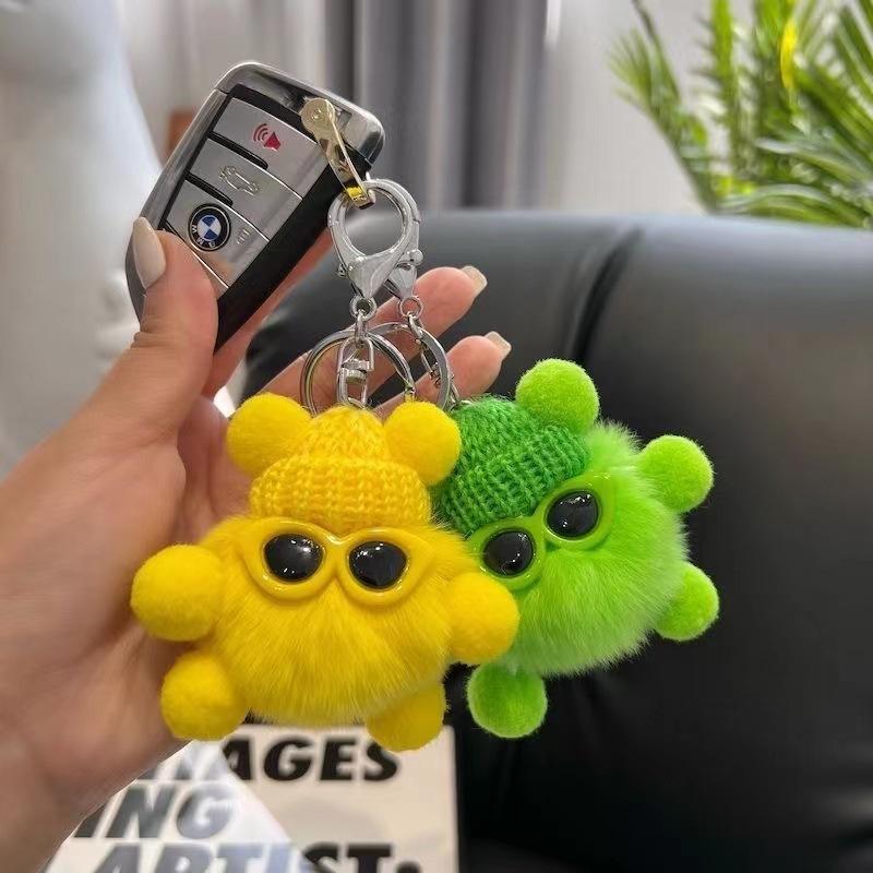 INS hot sale fluffy elfin keychain,KEYCHAIN&BROOCHES