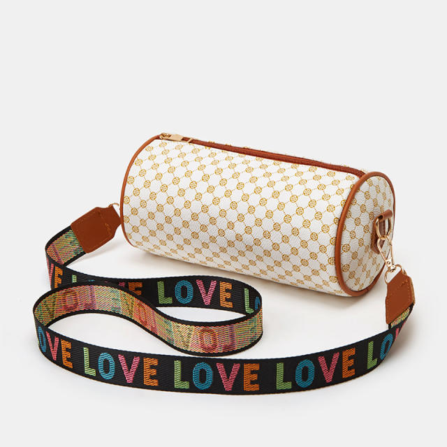 Classic cylinder shape crossbody bag,Crossbody Bag