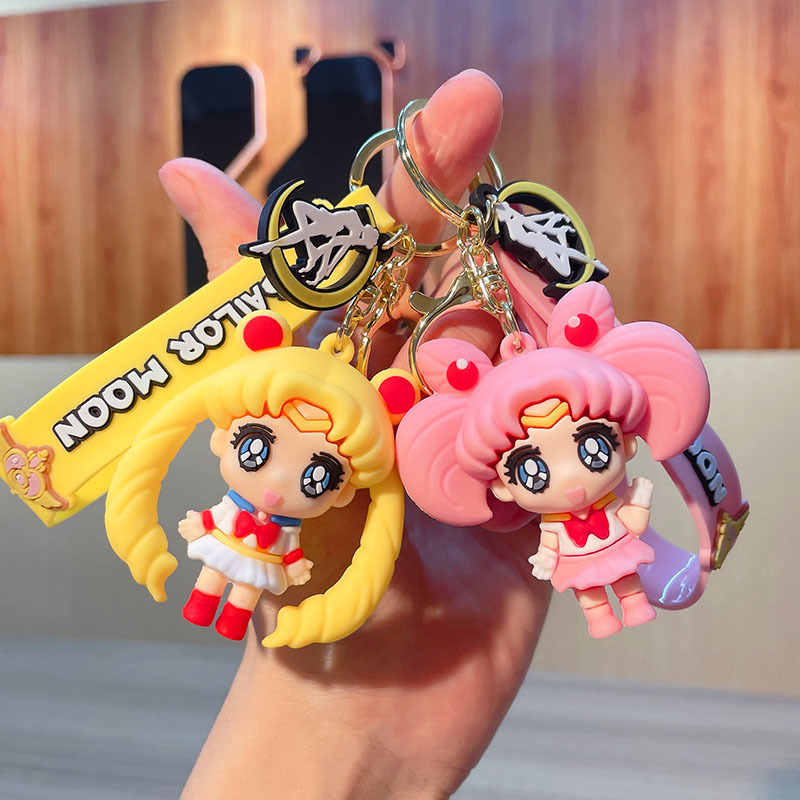 PVC material cute cartoon keychain,Keychain