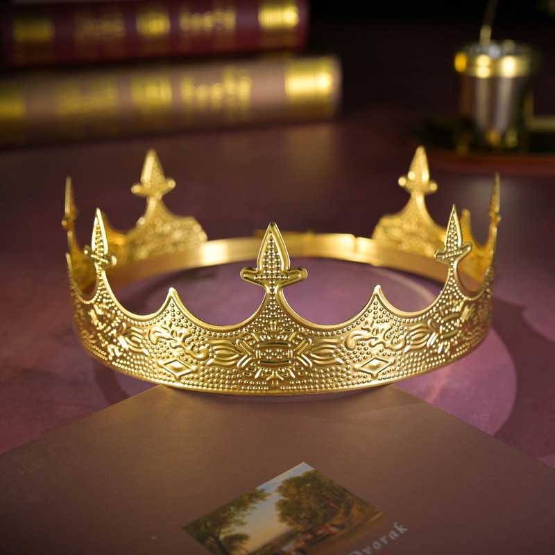 Vintage palce design gold silver color crown for men,Other Accessory ...