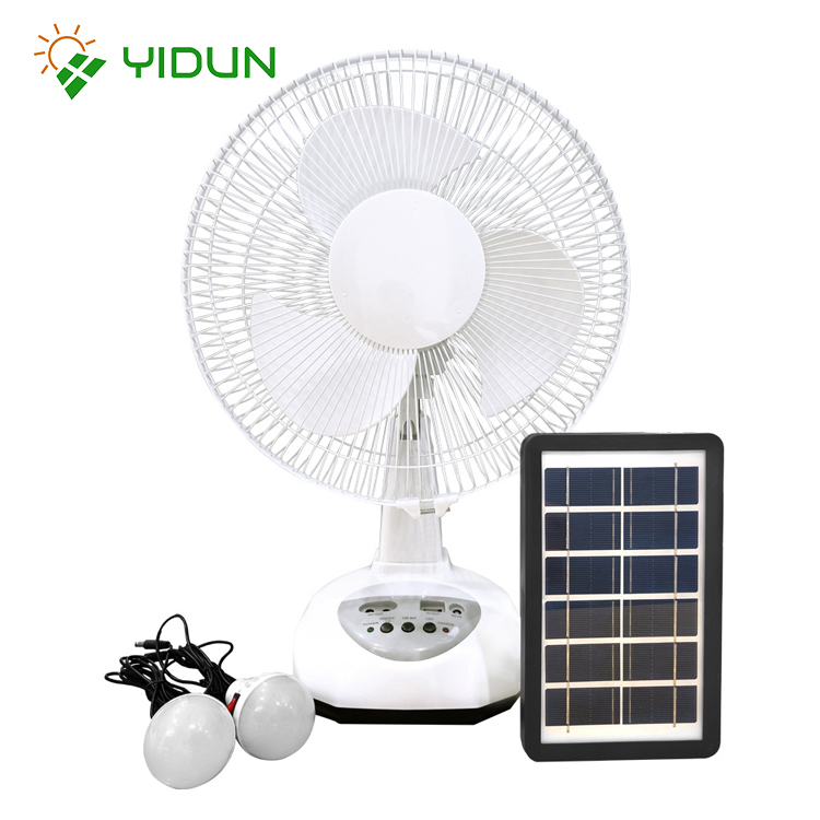 Solar electric fan Solar charging fan